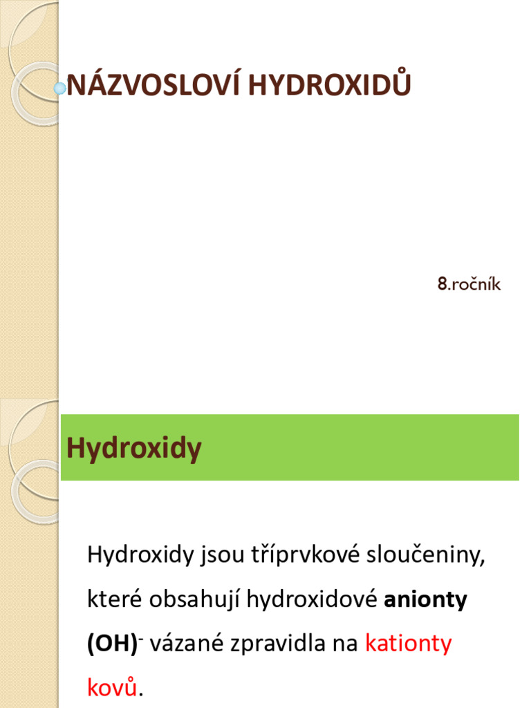 che-nazvoslovi-hydroxidu | PDF