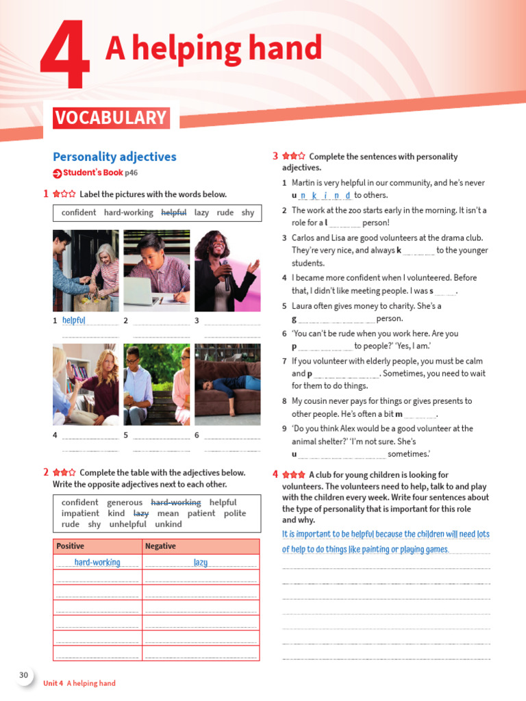 SYNCHRONIZE 2 Workbook U4 | PDF | Linguistics