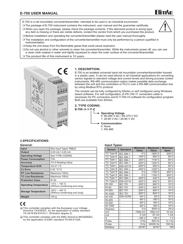 E-Y-700-V2 User Manual | PDF | Electronics | Computer Science
