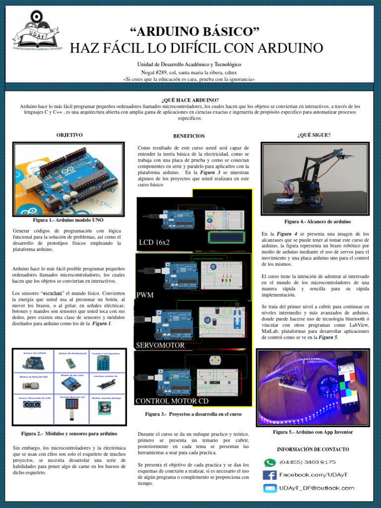 ARDUINO BÁSICO | PDF | Arduino | Microcontrolador