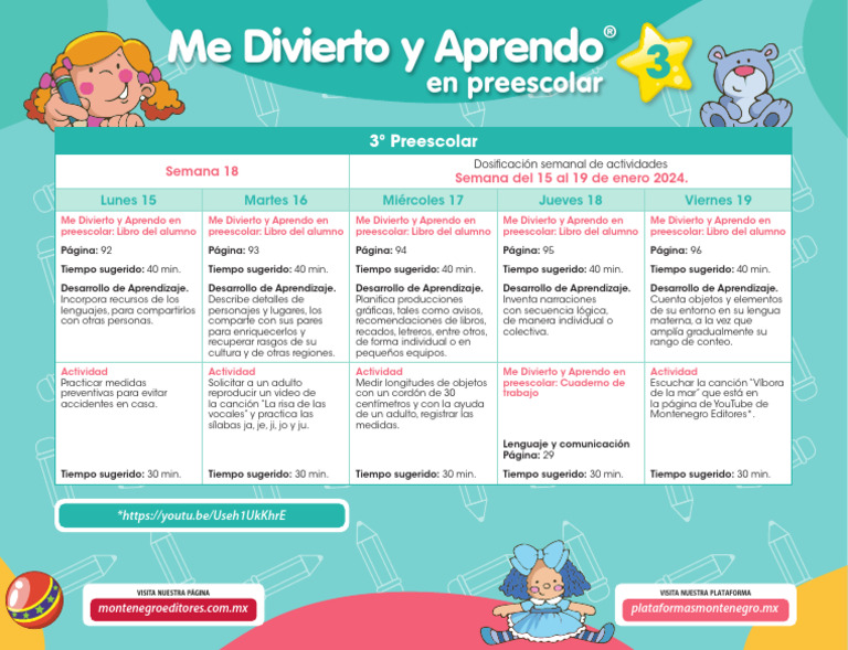 Me Divierto y Aprendo: en Preescolar | PDF