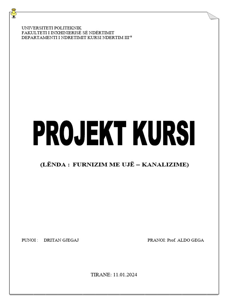 Të Dhënat e Projekt Kursit | PDF