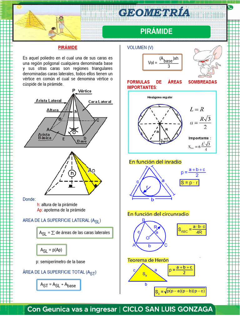 Pirá1de | PDF | Geometría euclidiana | Formas geométricas