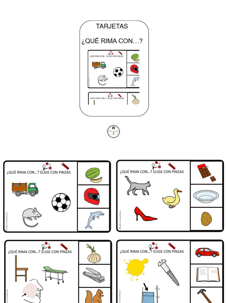 Conciencia Fonologica Rimas | PDF