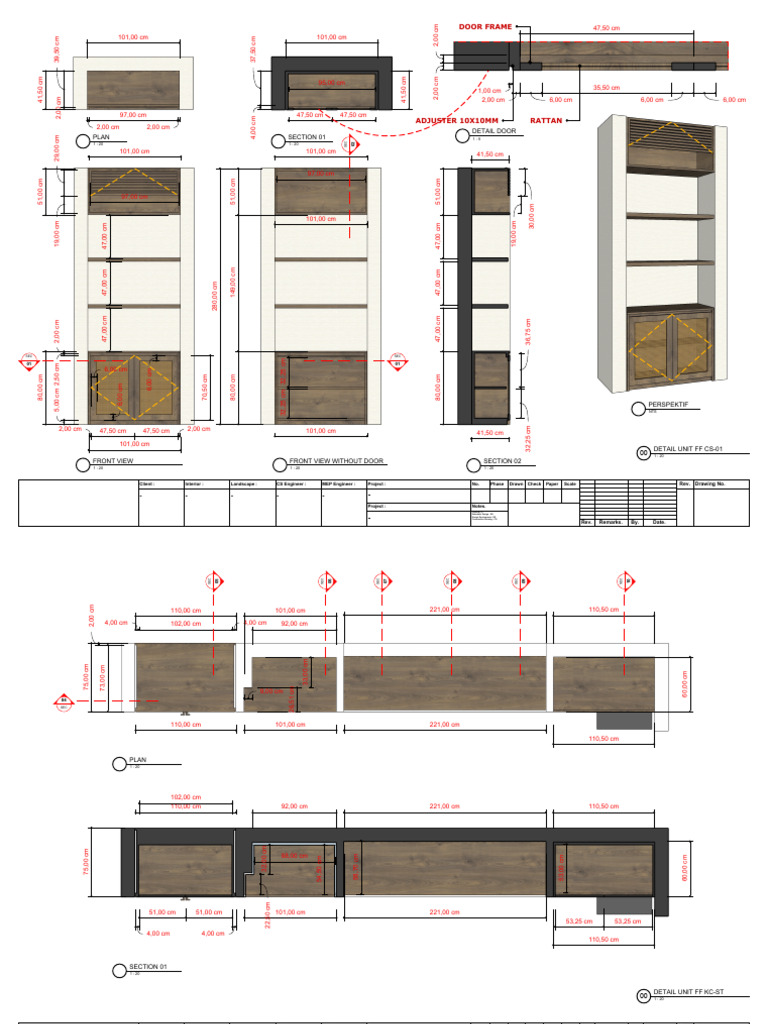 Architectural Drawing Details and Sections | PDF | Motor Vehicle