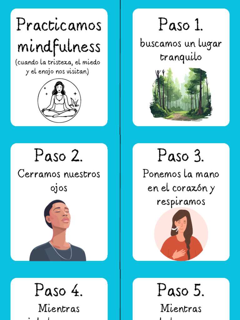 Mindfulness: Guía Paso a Paso | PDF | Relaciones personales, crianza y ...