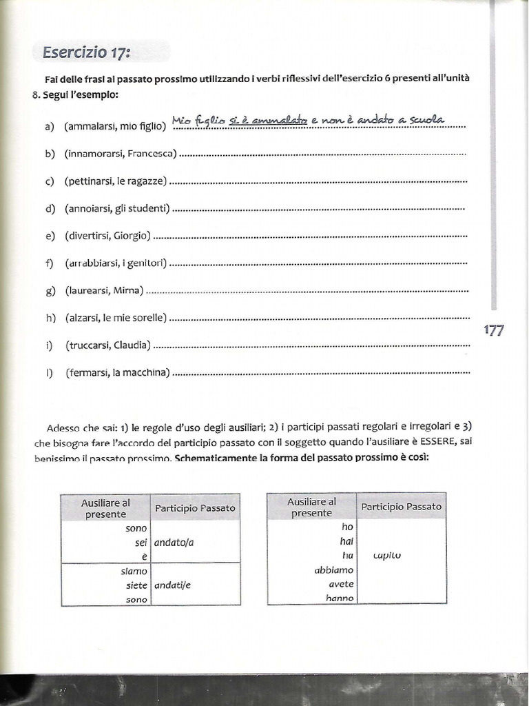 Esercizi Riflessivo Pass | PDF