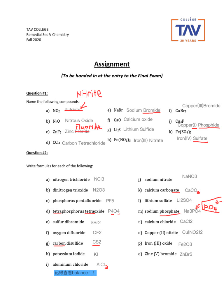 Assignment F22 1 | PDF | Oxide | Sulfuric Acid Assignment F22 1 | PDF | Oxide | Sulfuric Acid