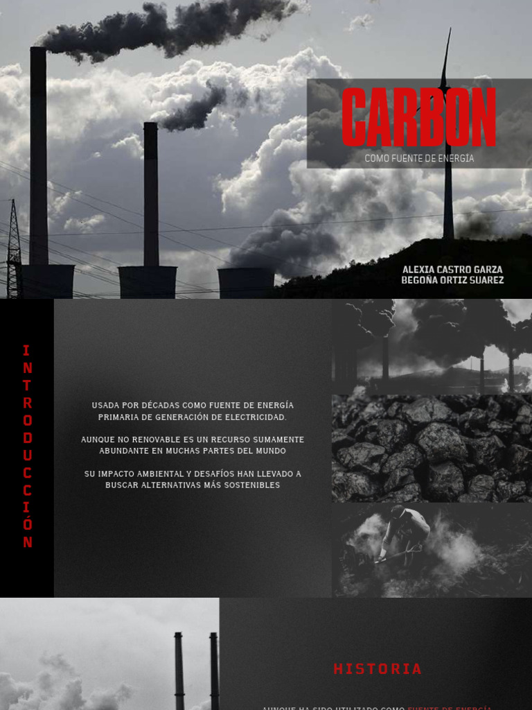 El Carbón | PDF | Dióxido de carbono | Generación eléctrica