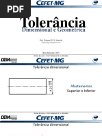 Tabela de Tolerâncias ISO para Eixos e Furos | PDF