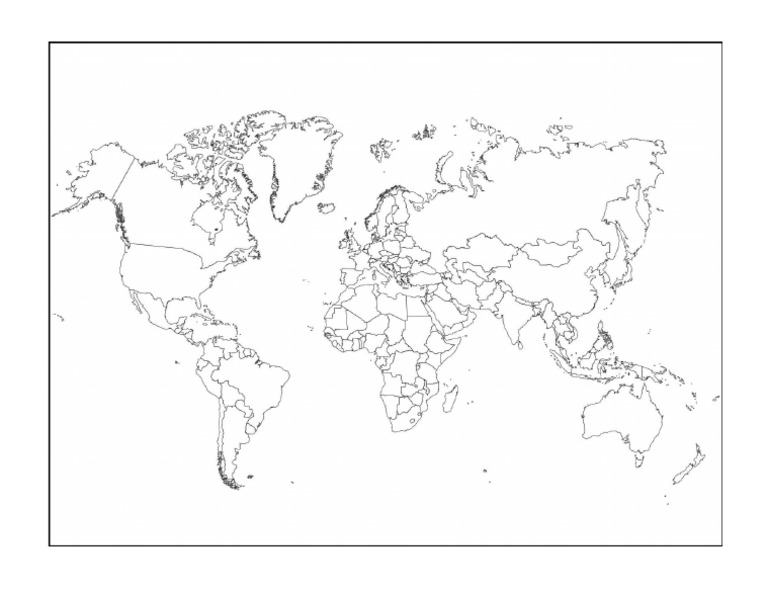 Mapa Del Mundo | PDF