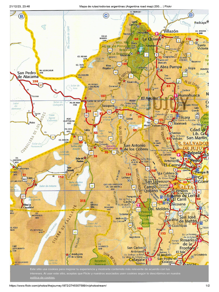 Mapa de rutas_rodovias argentinas (Argentina road map) 200… _ Flickraa ...