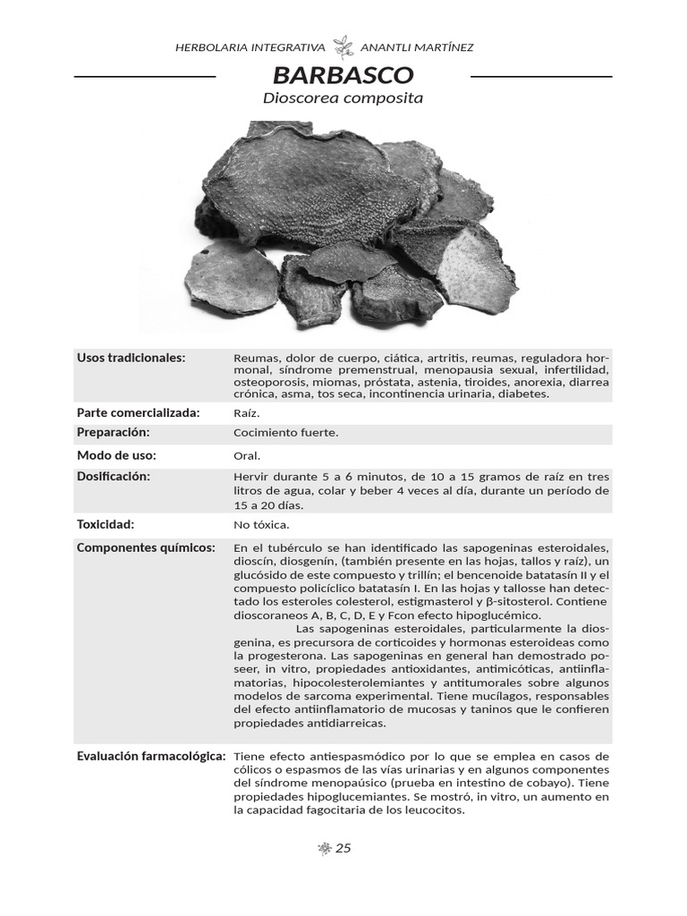 Barbasco Ficha Tecnica | PDF | Progesterona | Especialidades Medicas
