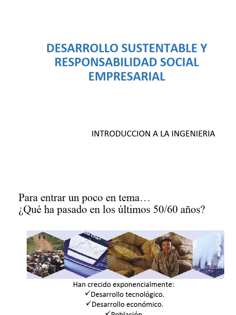 Desarrollo Sustentable y RSE | PDF | Desarrollo sostenible | Responsabilidad social corporativa