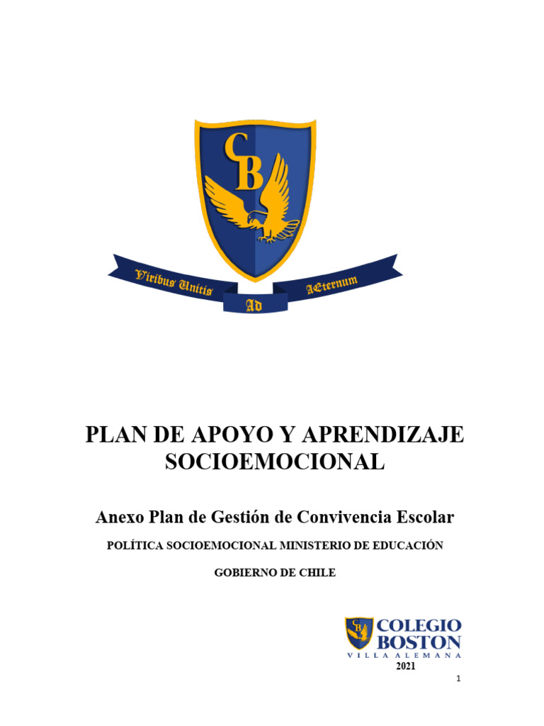 plan de apoyo socioemocional | PDF | Las emociones | Plan de estudios