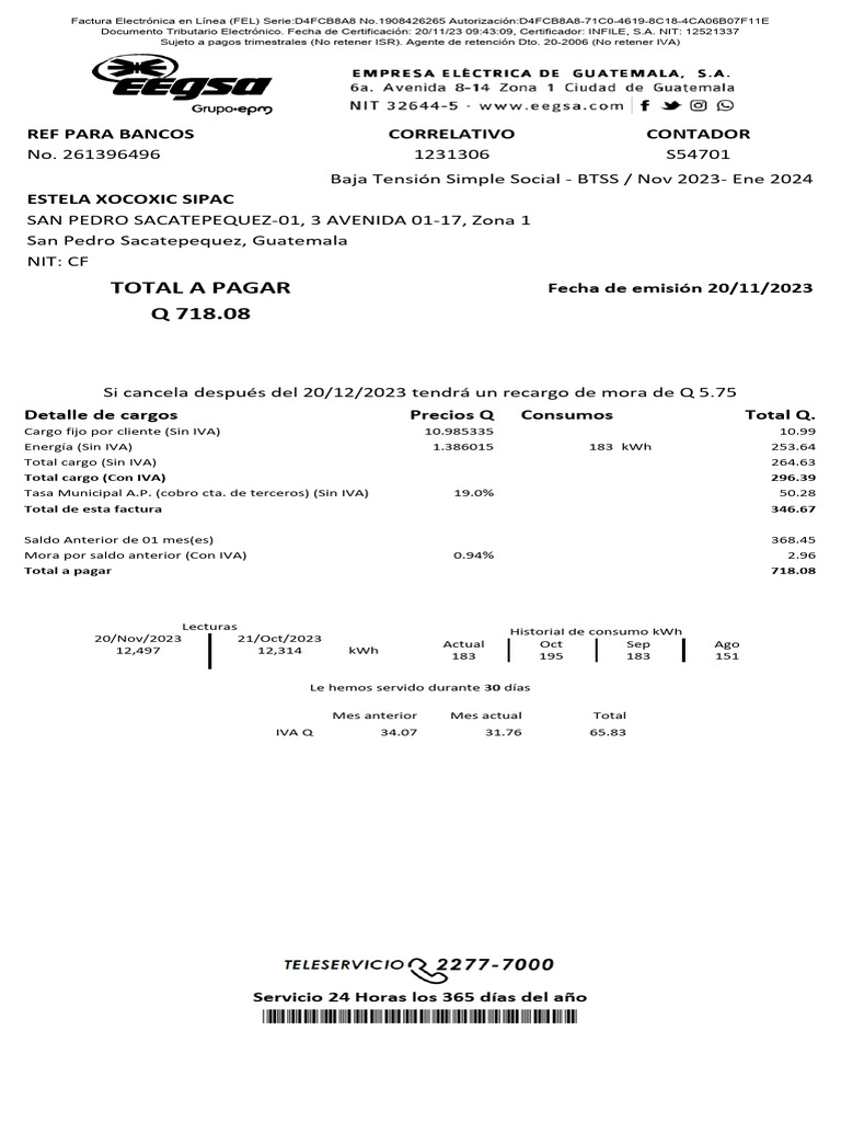 Recibo de Energia 01 | PDF | Electricidad | Business