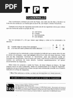 TPT. Test de Personalidad de TEA | PDF | Las emociones | Ciencia cognitiva