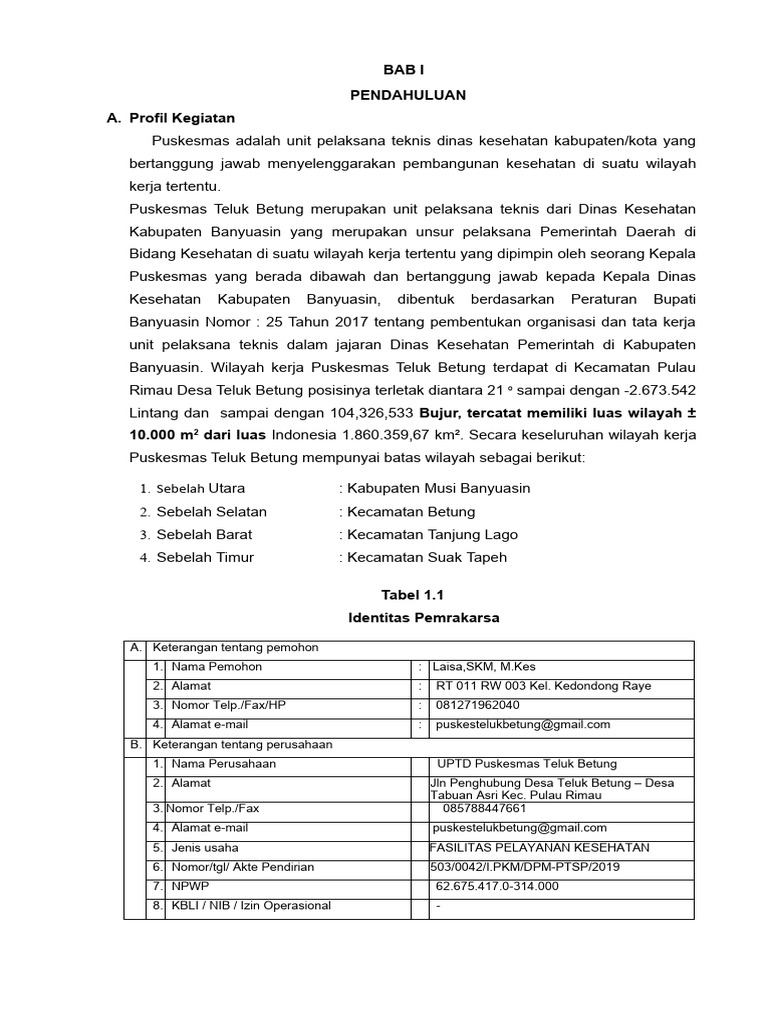 Pertek Ipal PKM Srikaton-1 | PDF