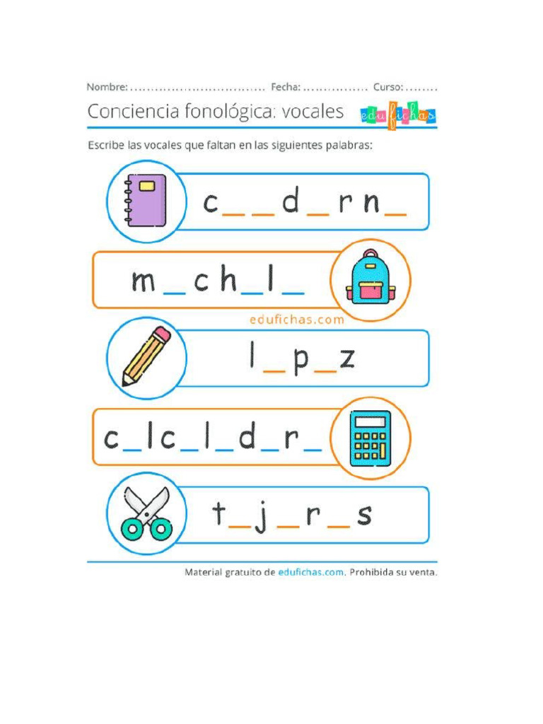 Conciencia Fonologica | PDF