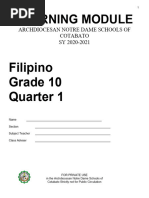 Grade 8 Third Quarter Lesson Guide | PDF