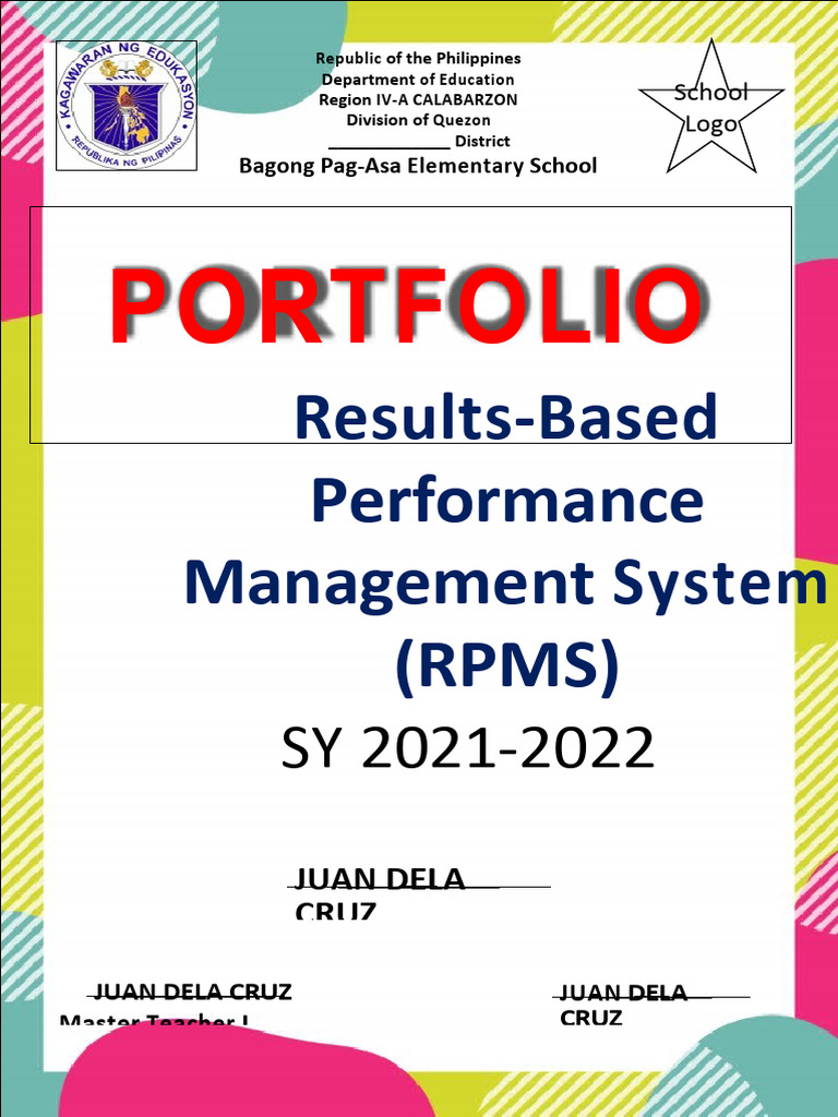 E-RPMS PORTFOLIO (Design NINE)_DepEdClick | PDF | Learning | Teachers