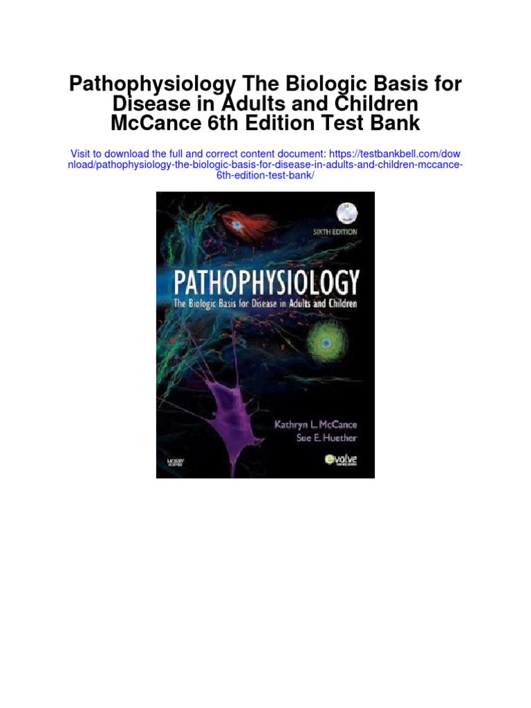 Instant Download Pathophysiology The Biologic Basis For Disease in ...
