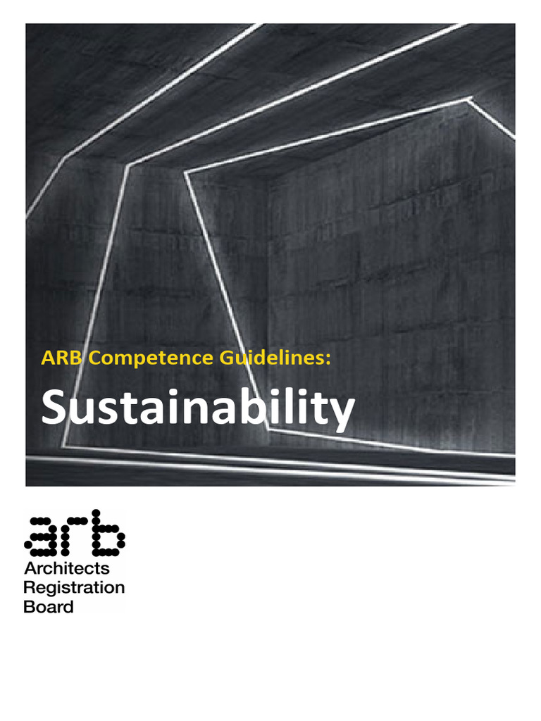 ARB-Competence-Guidelines_-Sustainability | PDF | Architect ...