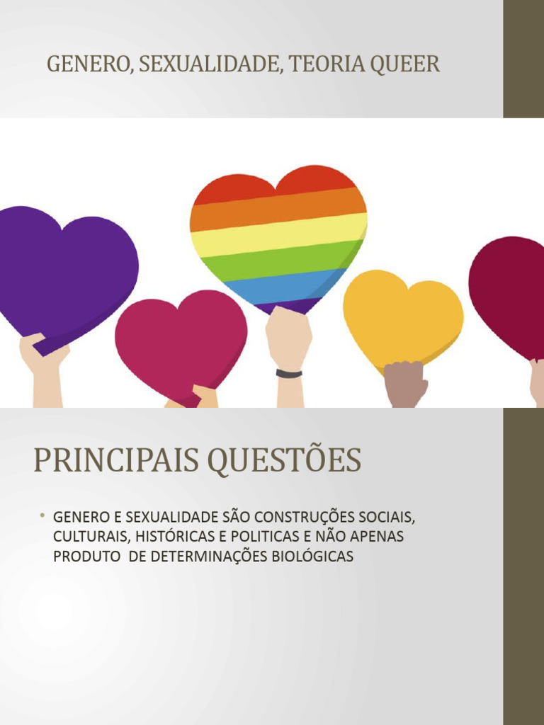 Genero, Sexualidade, Teoria Queer | PDF