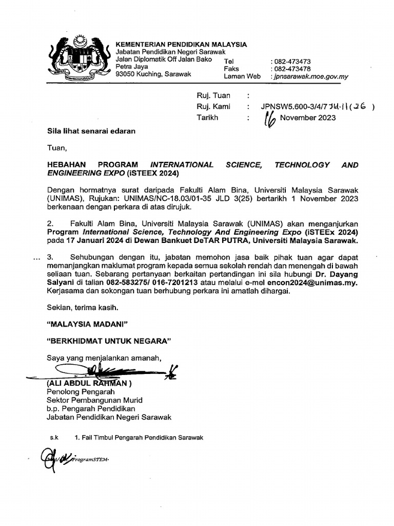 HEBAHAN PROGRAM (iSTEEX 2024) | PDF