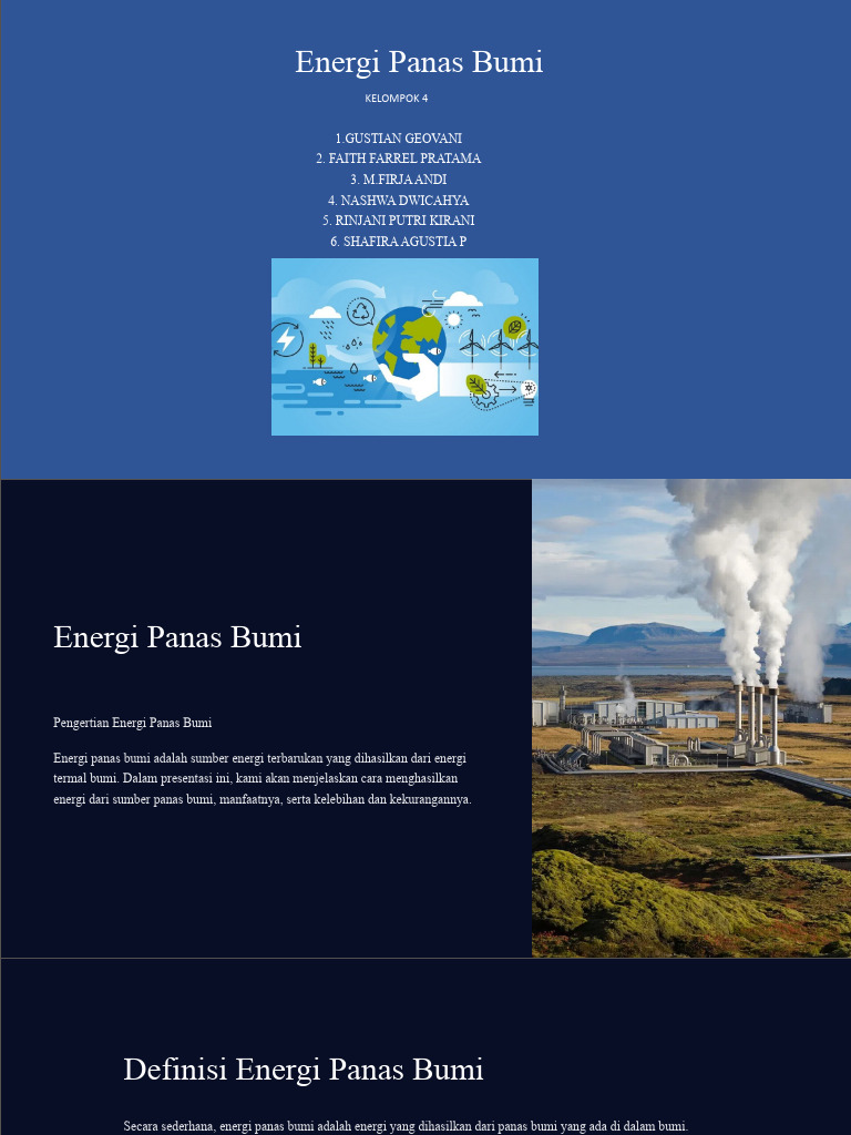 Energi Panas Bumi: Sumber Terbarukan Indonesia | PDF