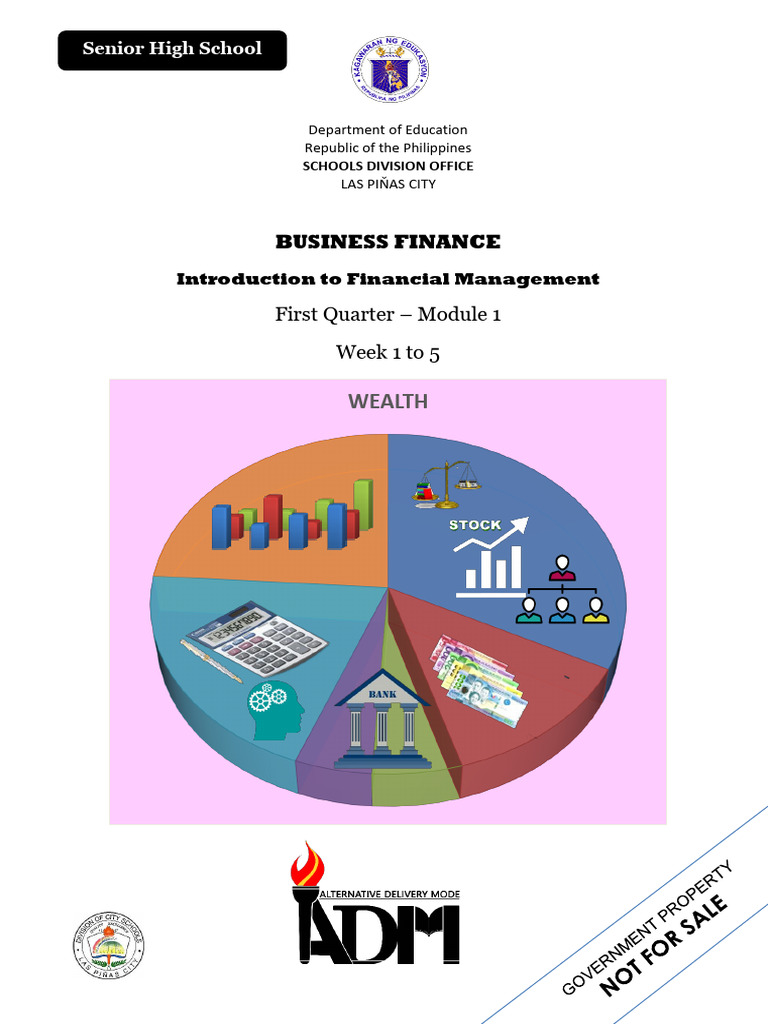 BF ADM Module 1 Q1 WK 1 To 5 Introduction To Financial Management Autosaved | Download Free PDF ...