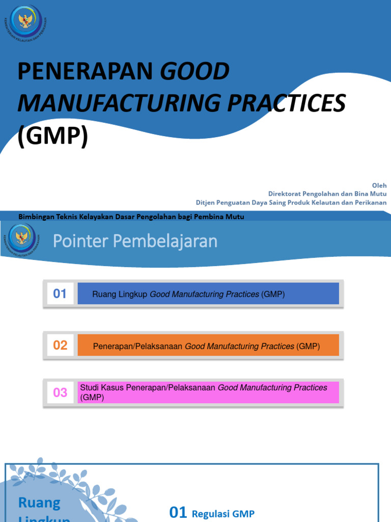 Penerapan GMP 2023 | PDF | Teknologi & Rekayasa