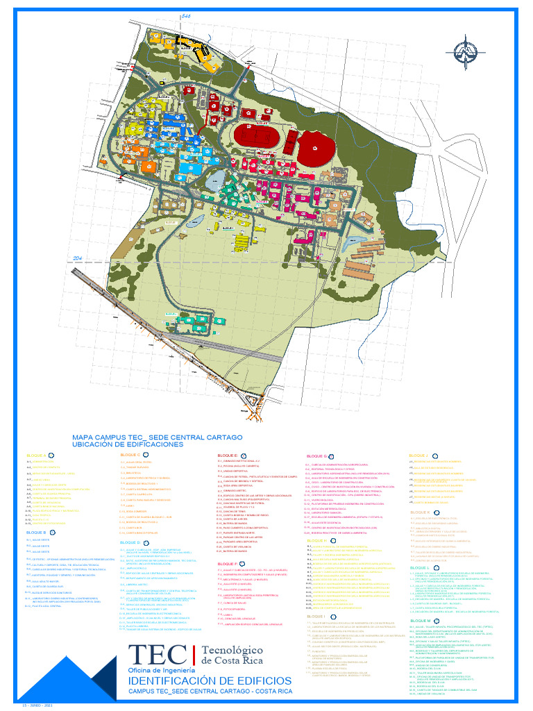 Mapa Edificaciones Campus Tec Cartago Version 25-Noviembre-2021-1 ...
