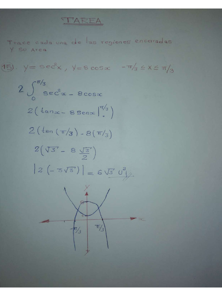Tarea Calculo Integral | PDF