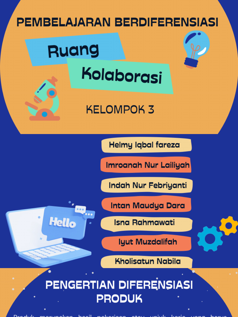 PEMBELAJARAN BERDIFERENSIASI PRODUK KEL.3 | PDF