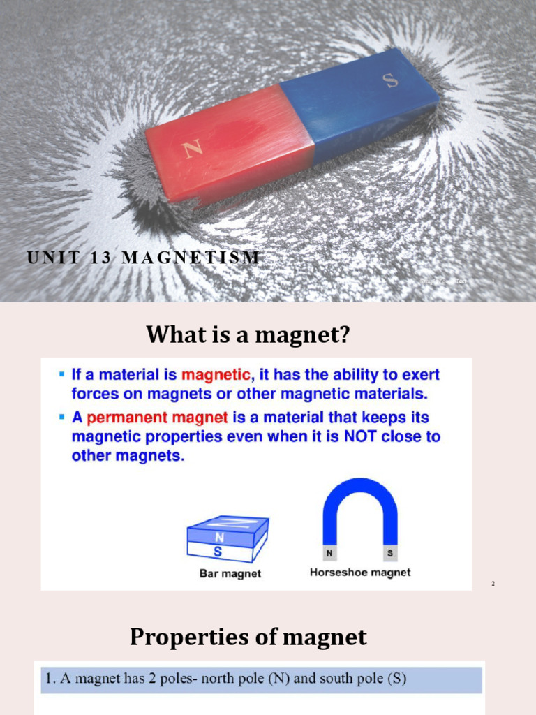 Magnetism Basics for Students | PDF