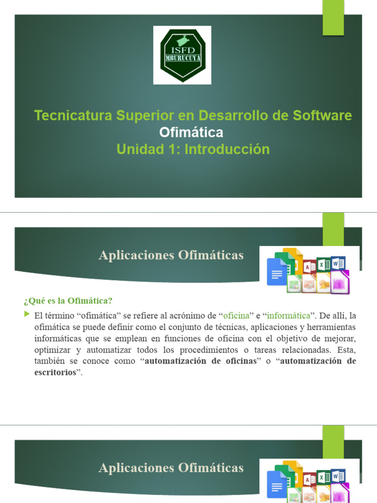 Clase 6 Ofimática | PDF | Software de la aplicacion | Ingeniería de software