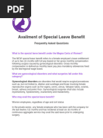 Can You Claim Both Magna Carta Leave and SSS Sickness Benefit | PDF ...