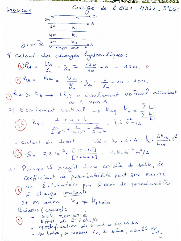 Corrigé EFS1 MDS 2 1 | PDF
