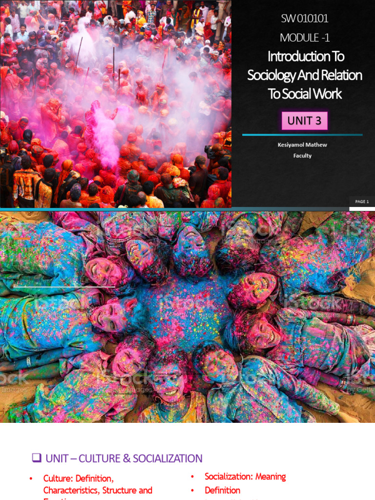 CULTURE IN SOCIOLOGY | PDF | Behavioural Sciences | Social Psychology