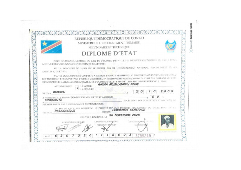 Diplome D Etat | PDF