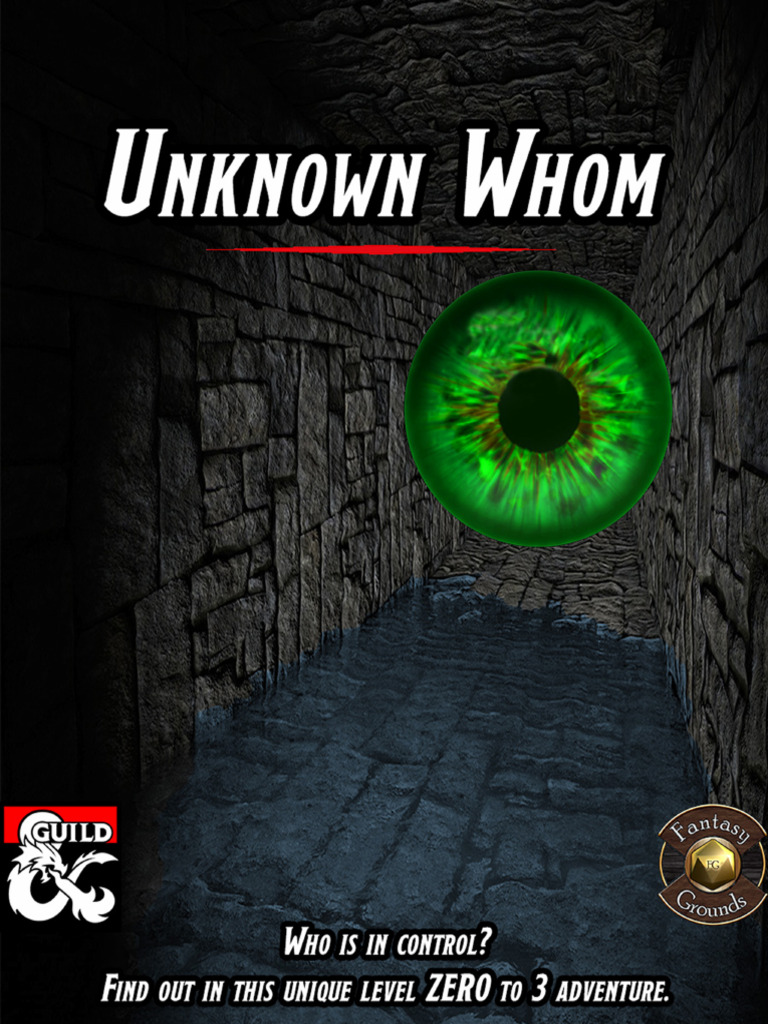 Adventure Unknown Whom | PDF