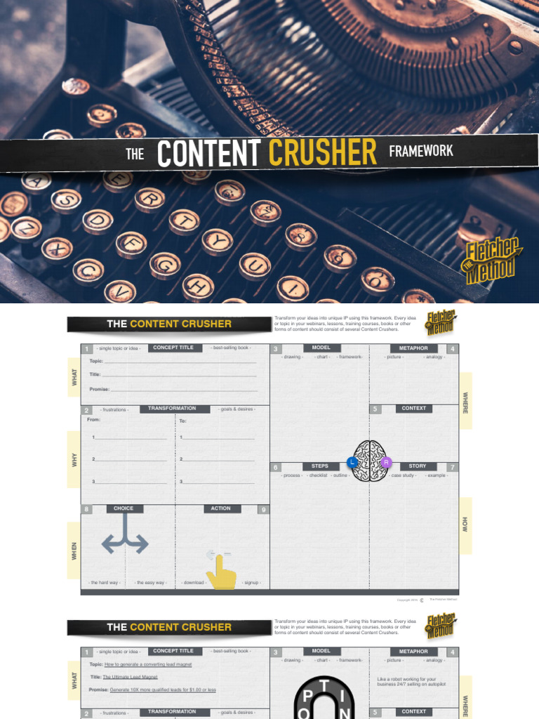 The Content Crusher Framework | PDF