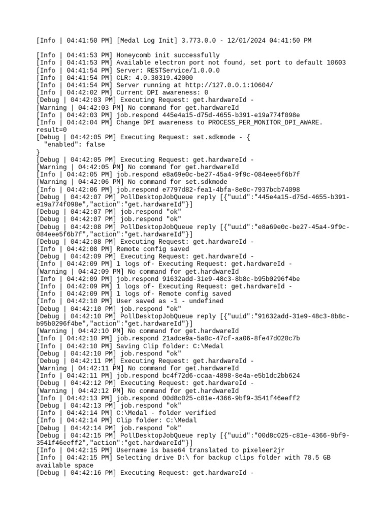 Medal Log 20240112 | PDF | Computer Science | Information Technology