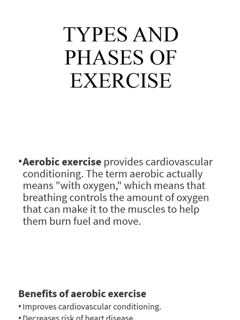 Types and Phases of Exercise | PDF | Weight Training | High Intensity ...