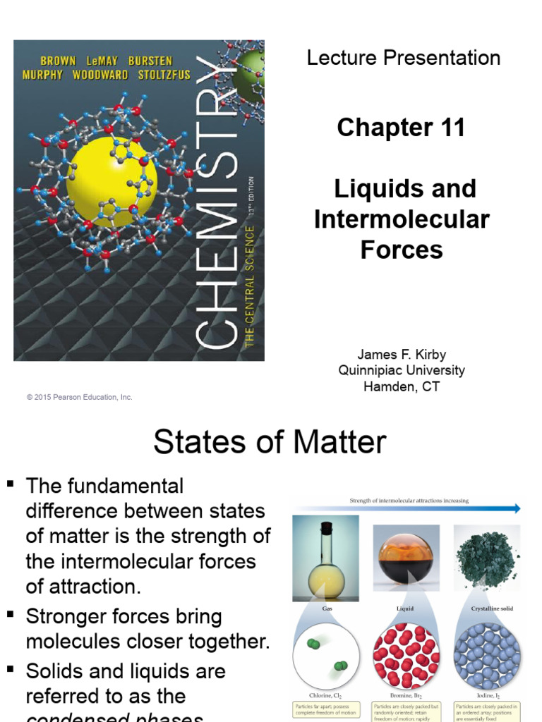 Powerpoint For Chapter 11 | PDF | Intermolecular Force | Chemical Polarity