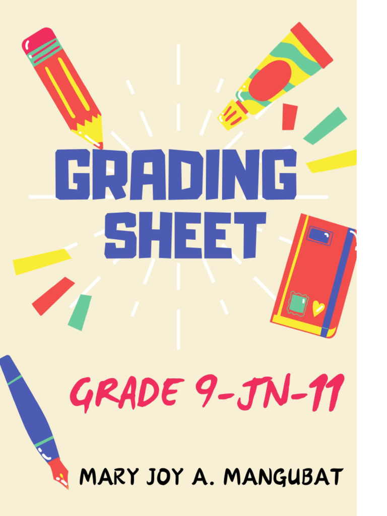 Mangubat Grading Sheet | PDF
