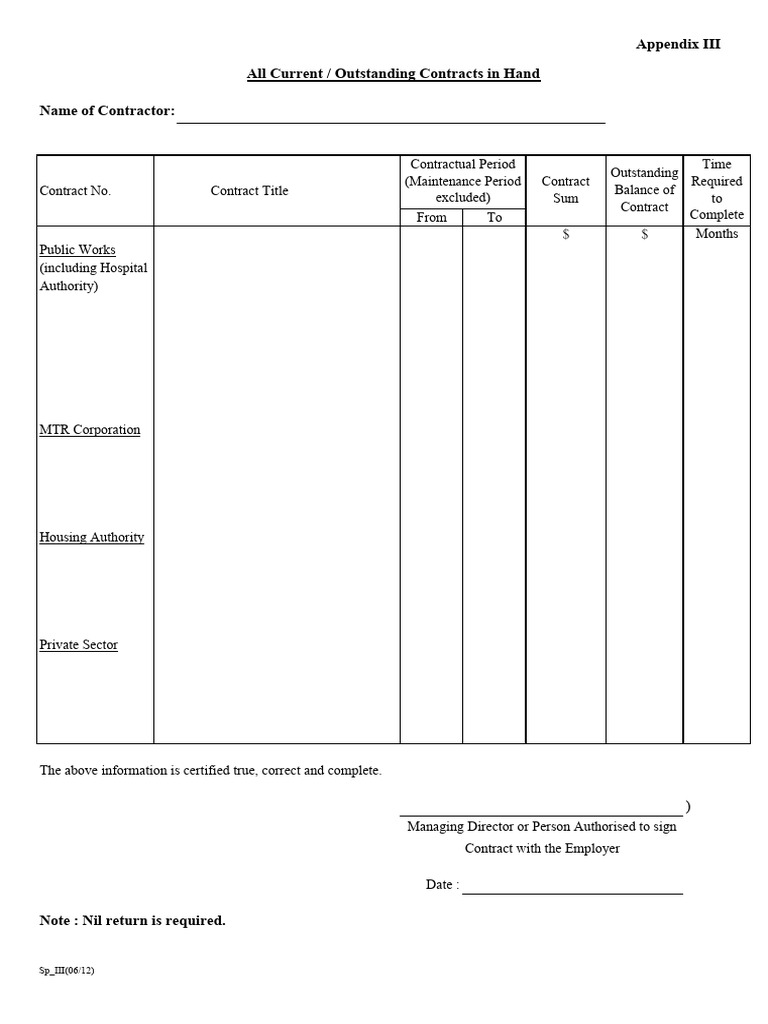 Appendix III (Special) - 06 - 12.002 2 | PDF