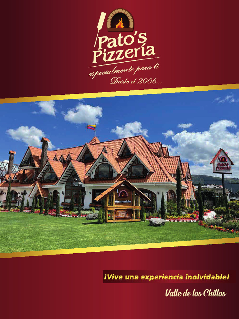Menú de Pato's Pizzería Valle Chillos | PDF | Parilla | filete
