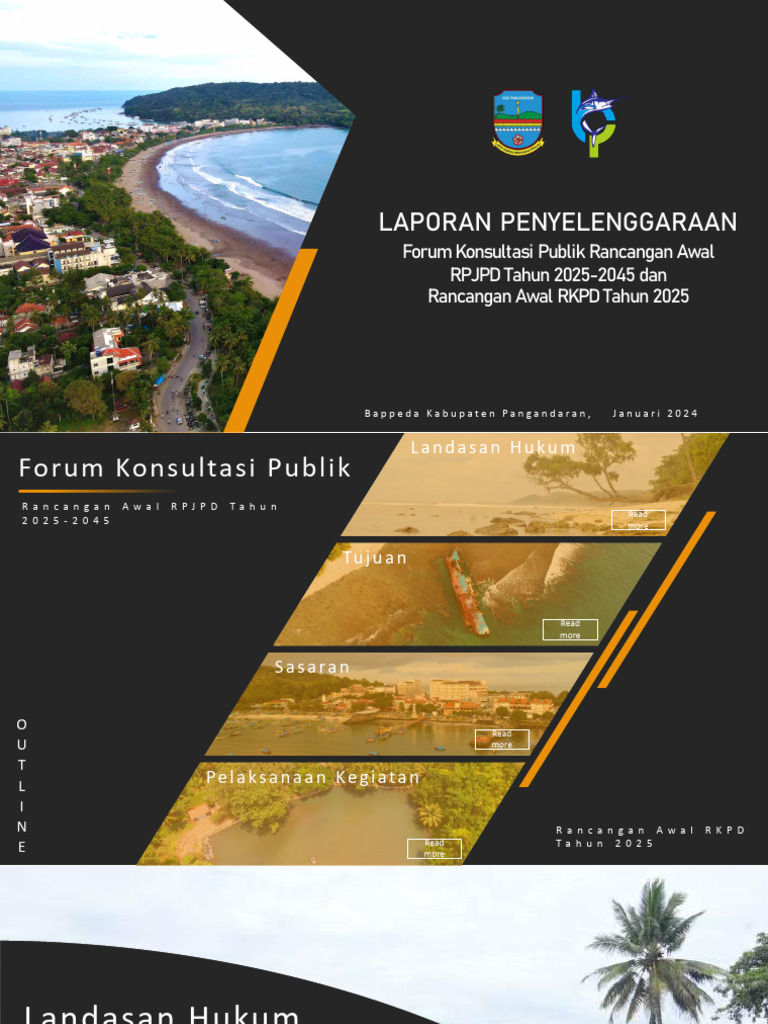 Paparan Laporan Panitia FKP RPJPD RKPD | PDF